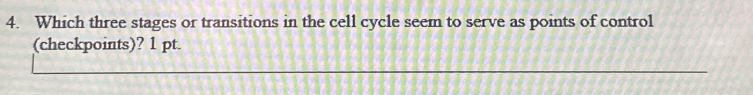 Solved Which three stages or transitions in the cell cycle | Chegg.com