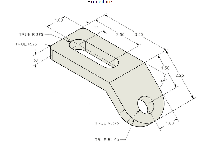 Solved Draw front view, top view, side view and auxiliary | Chegg.com