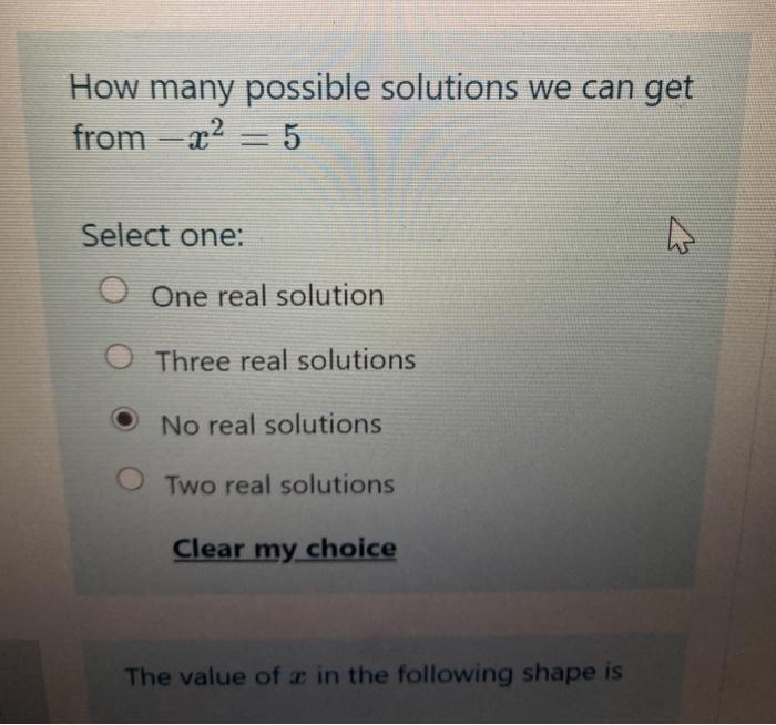 Solved How many possible solutions we can get from-r2 = 5 | Chegg.com