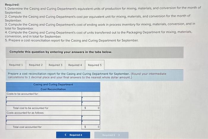 Solved Required: 1. Determine the Casing and Curing | Chegg.com