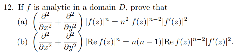 Solved Complex Analysis Question //// ﻿If f ﻿is analytic in | Chegg.com