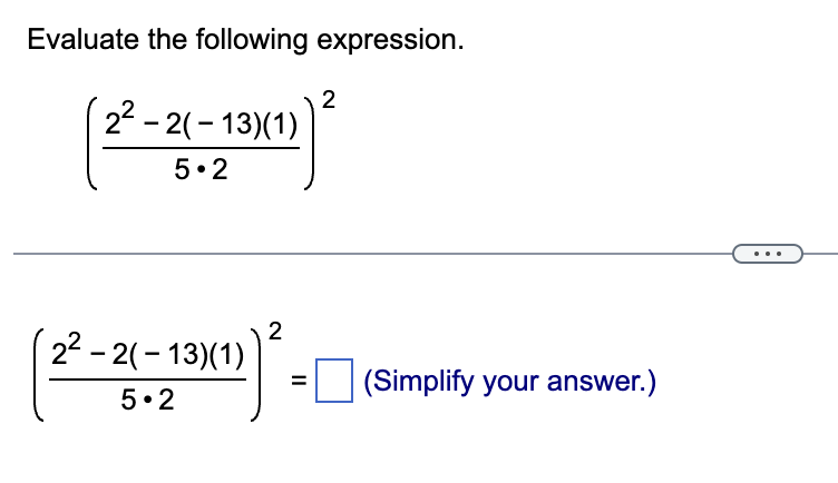 Solved Evaluate the following | Chegg.com