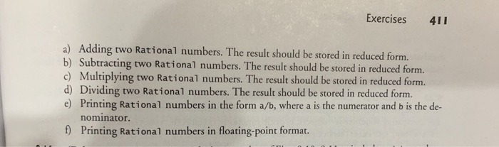 Solved 915 Rational Class Create A Class Called Rational 