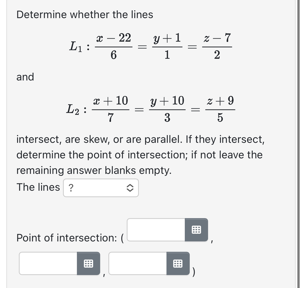 Solved Determine whether the | Chegg.com