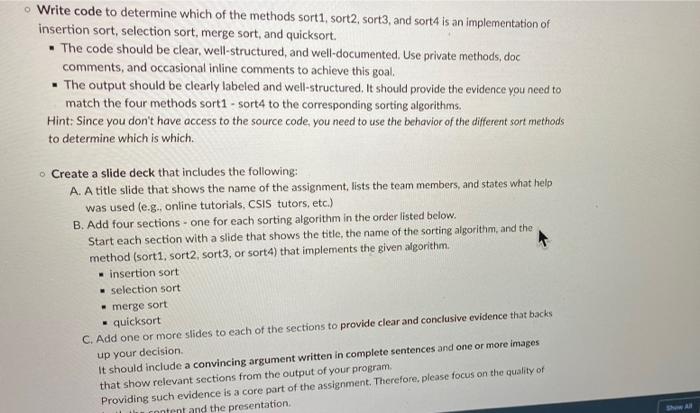 Solved Getting Started: • Create a new Java project called | Chegg.com