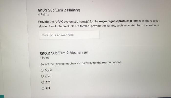 Solved Q10 Substitution/Elimination 2 5 Points Consider the | Chegg.com Solved Q10 Substitution/Elimination 2 5 Points Consider the | Chegg.com