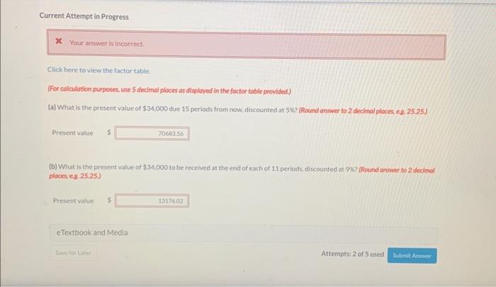 Solved Click here to view the factor table. (For calculation | Chegg.com