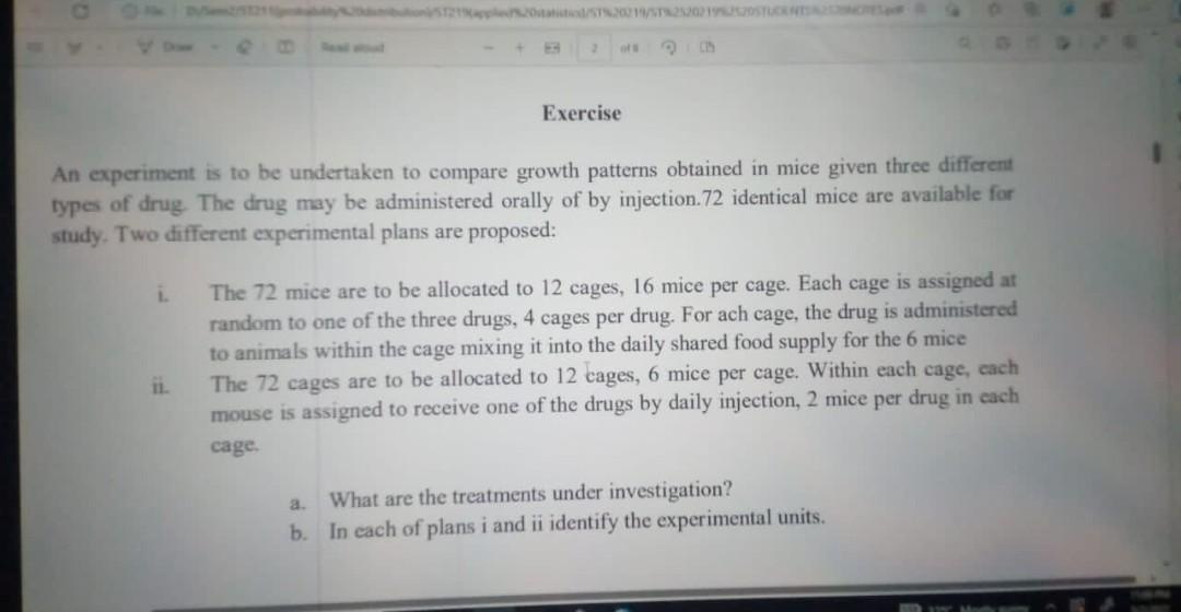 Solved An experiment is to be undertaken to compare growth | Chegg.com