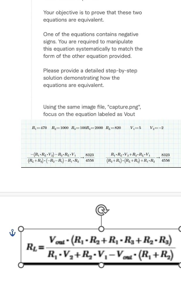 Solved Dont plug Values.Prove mathematically.Your objective | Chegg.com