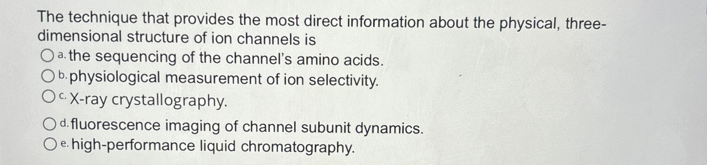 Solved The technique that provides the most direct | Chegg.com