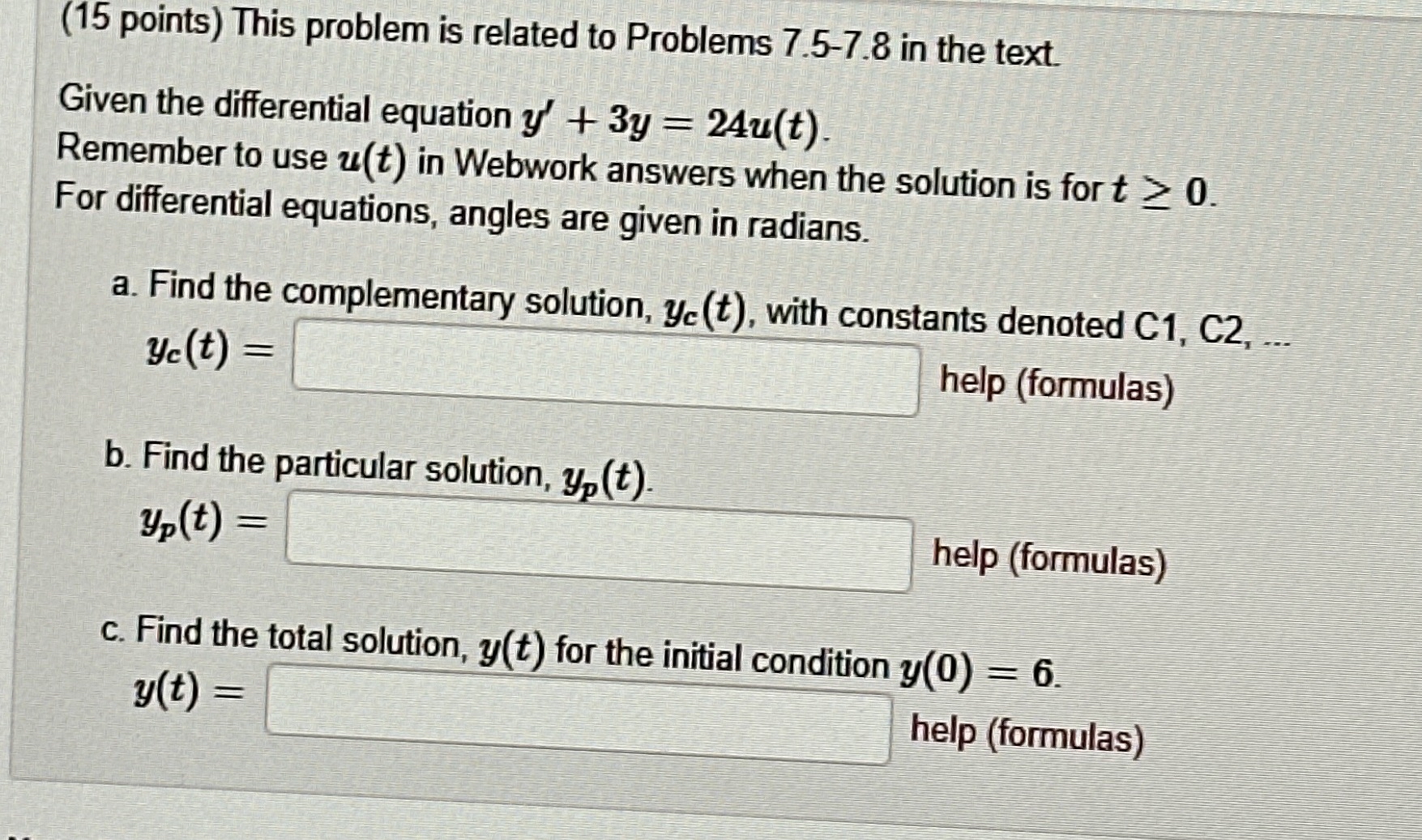 Solved (15 ﻿points) ﻿This problem is related to Problems | Chegg.com