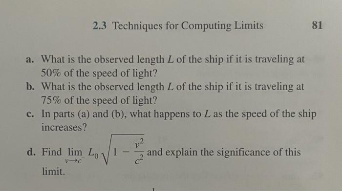 Solved A problem from relativity theory Suppose a spaceship | Chegg.com