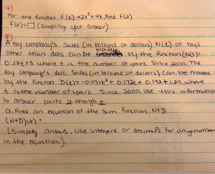 Solved Refer to the table, which lists values of a quadratic | Chegg.com