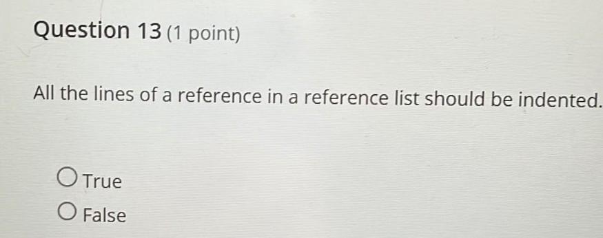 All the lines of a reference in a reference list | Chegg.com