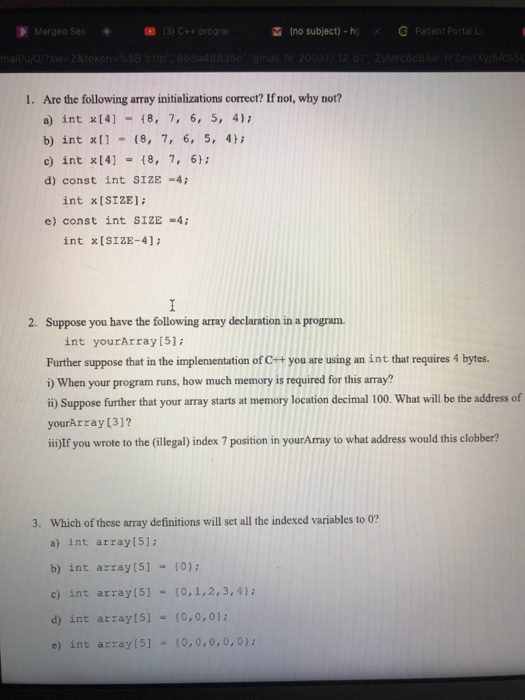Solved > Merged Ses 1 3) C++ program (no subject) - he a | Chegg.com