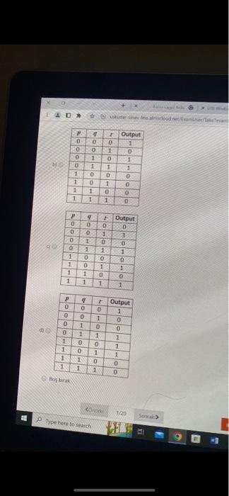 Solved 1. The output of the following combinational circuit | Chegg.com