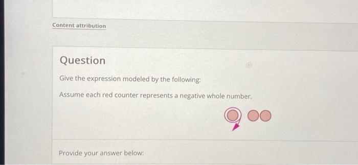 Solved Content attribution Question Give the expression | Chegg.com