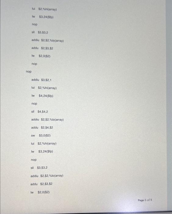 Solved Q2. 7 marks) Convert the following C Program to a | Chegg.com