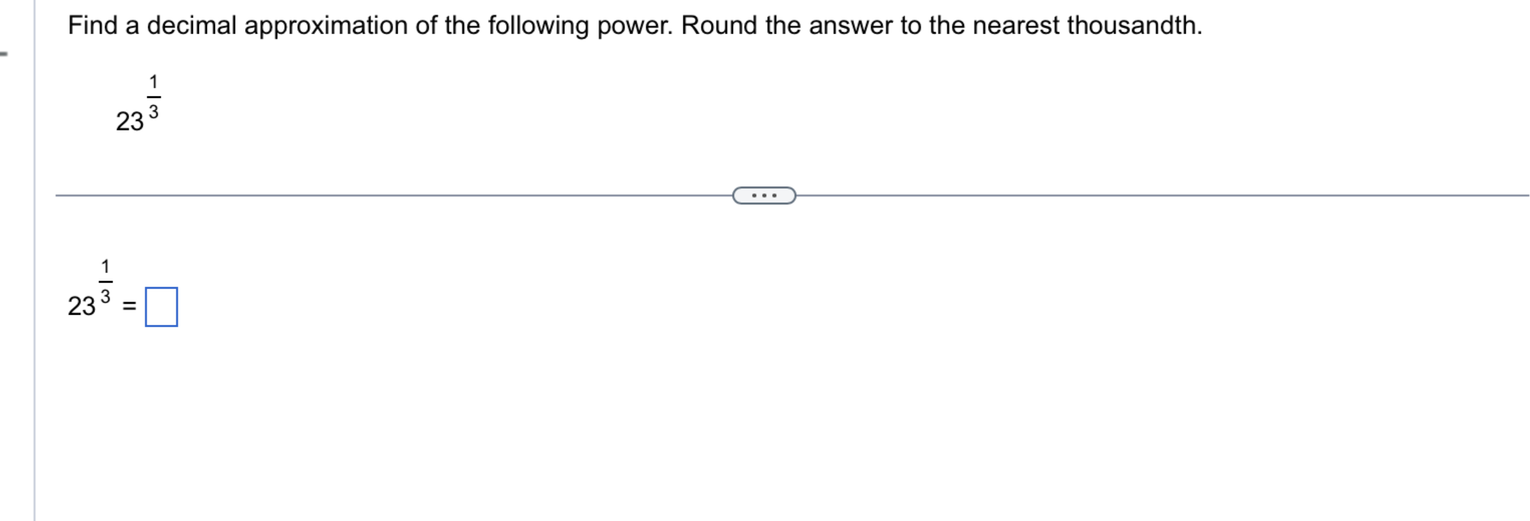 Solved Find a decimal approximation of the following power. | Chegg.com