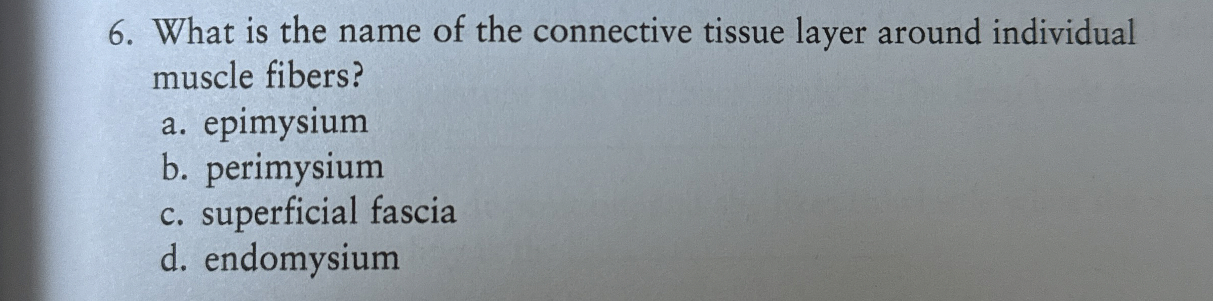 Solved What is the name of the connective tissue layer | Chegg.com