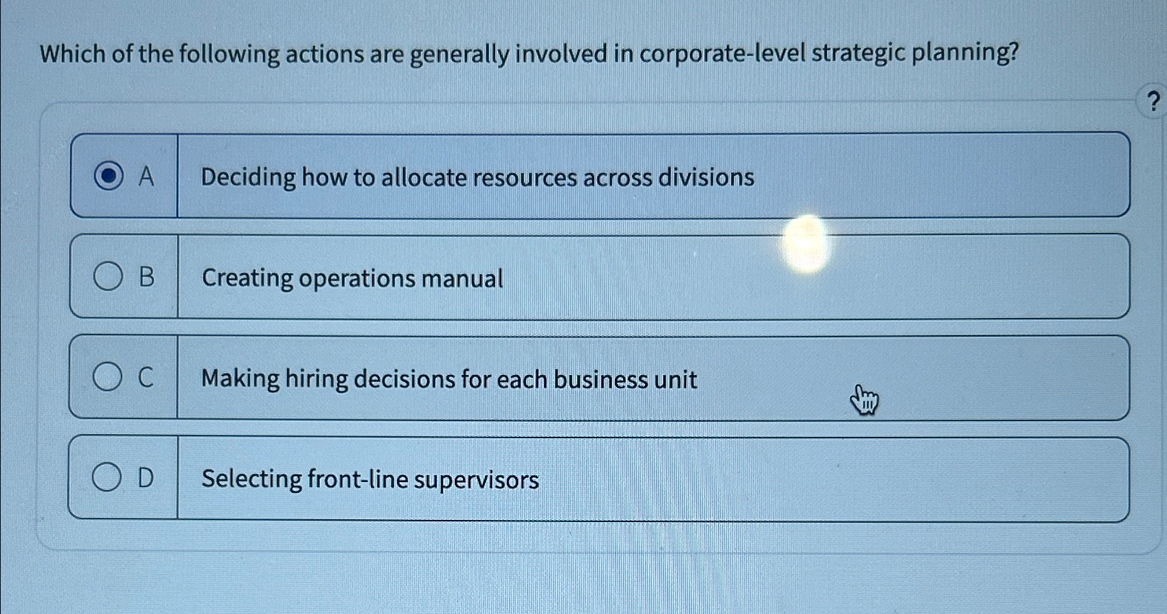 Solved Which of the following actions are generally involved | Chegg.com