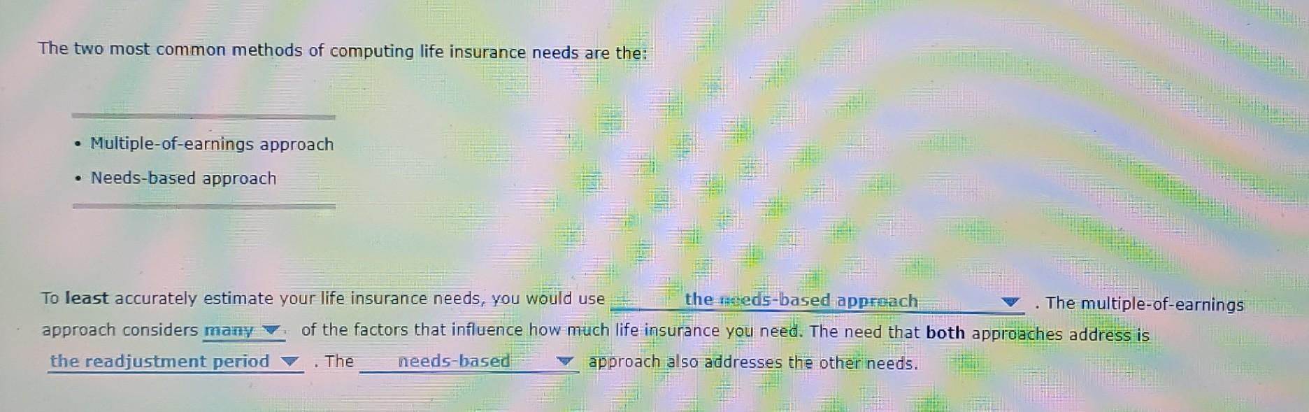Solved The two most common methods of computing life | Chegg.com