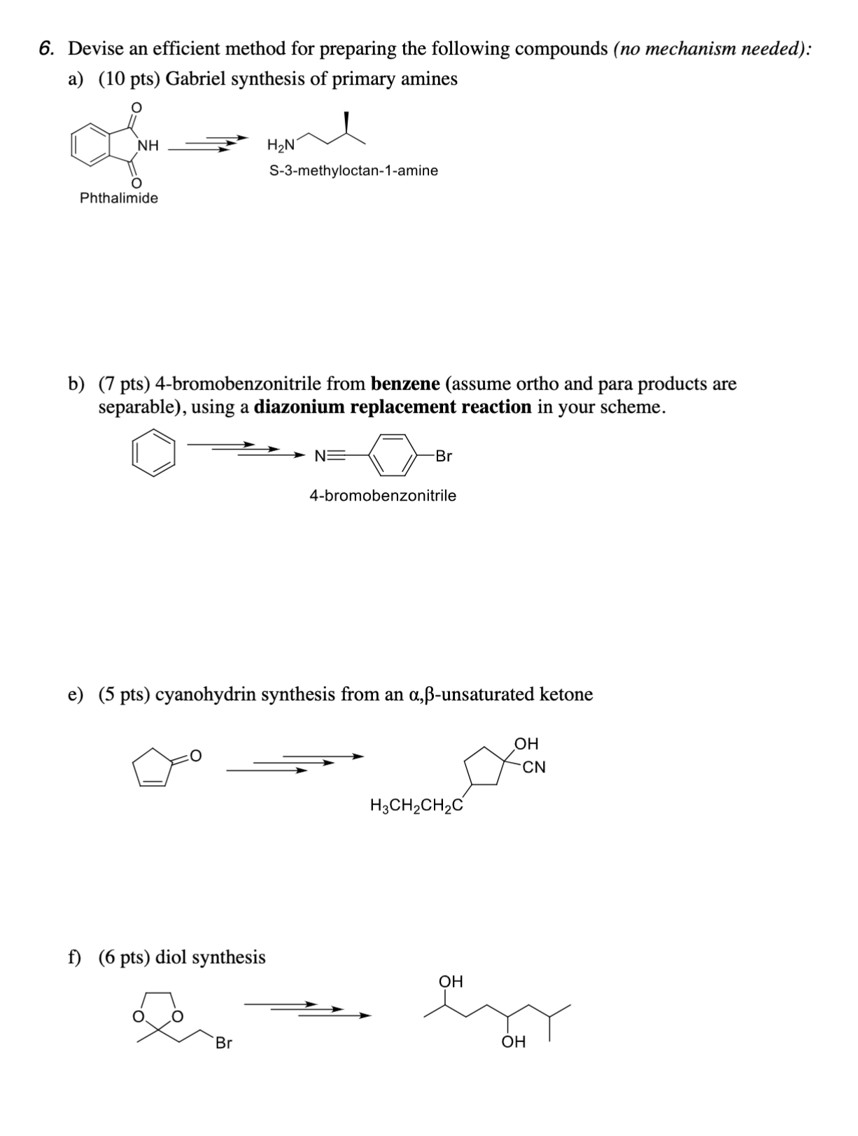 Solved by an EXPERT Devise an efficient method for preparing the | Chegg.com