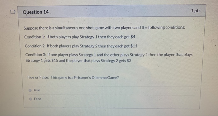 Solved D Question 14 1 pts Suppose there is a simultaneous | Chegg.com