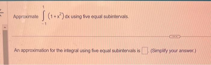 Solved Approximate the area under the parabola y=x2 from 0 | Chegg.com