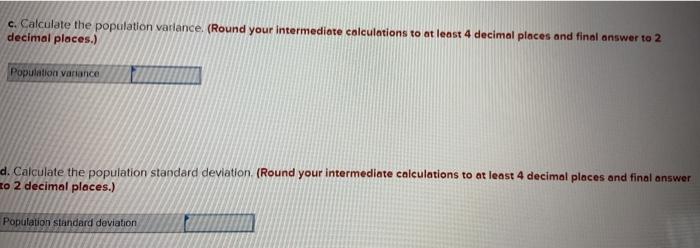 Solved Consider the following population data: 25 31 7 9 11 | Chegg.com