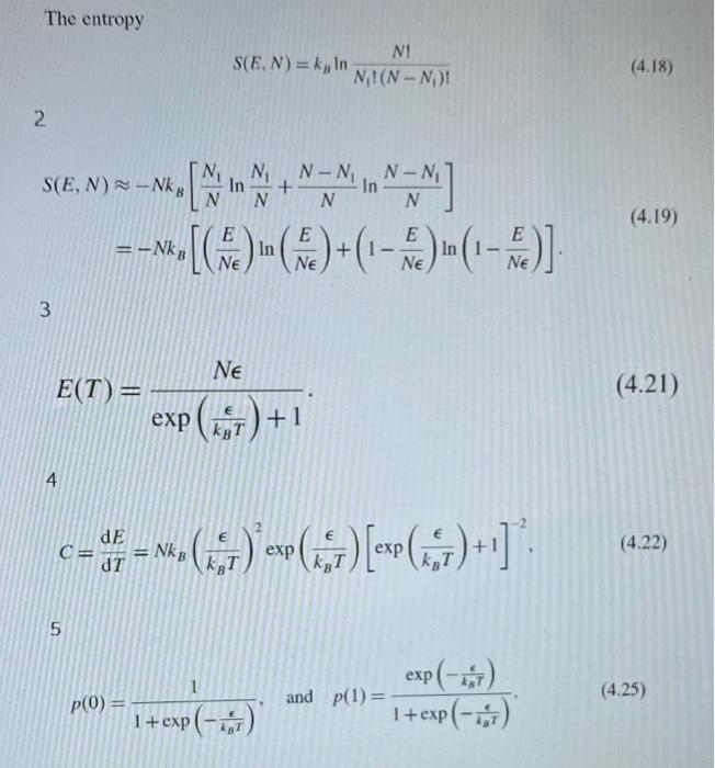 Solved 1. (a ) Starting from Eq. (4.18) prove Eq. (4.19) by | Chegg.com