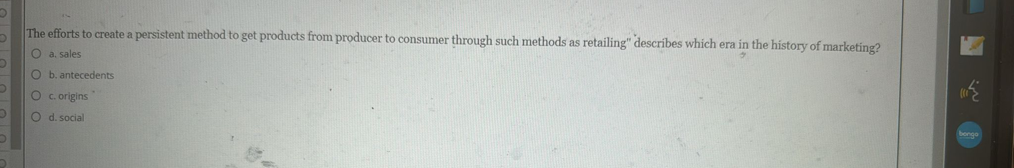 Solved The efforts to create a persistent method to get | Chegg.com