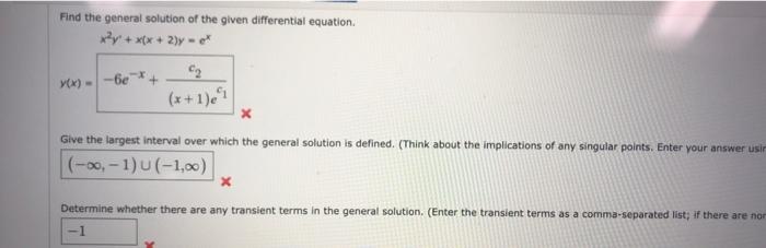 Solved Find the general solution of the given differential | Chegg.com