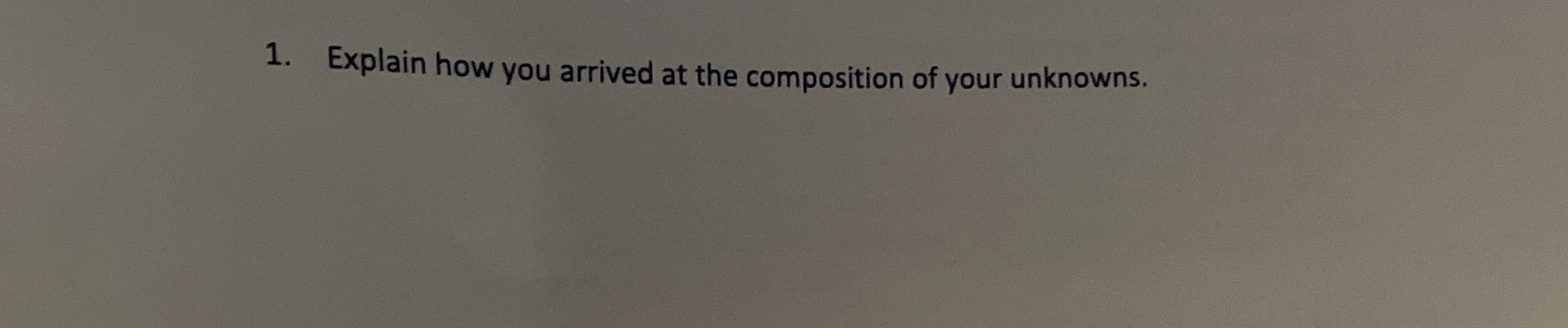 Solved Explain how you arrived at the composition of your | Chegg.com