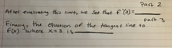 Solved Part 1 of 3 Let f(x) = 8x2 – 3. Using the definition | Chegg.com
