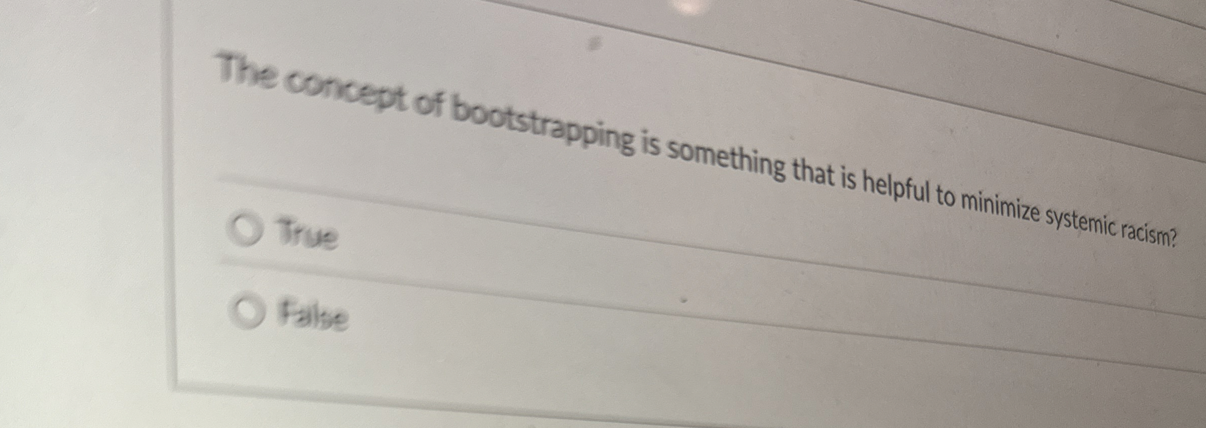 Solved The concept of bootstrapping is something that is | Chegg.com