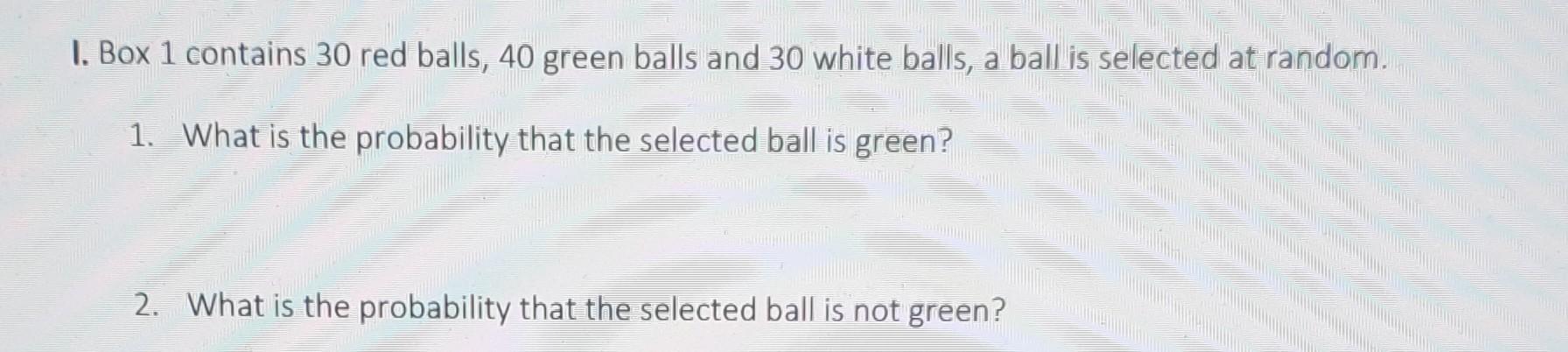Solved Box B contains 5 red balls, 3 green balls and 6 blue | Chegg.com