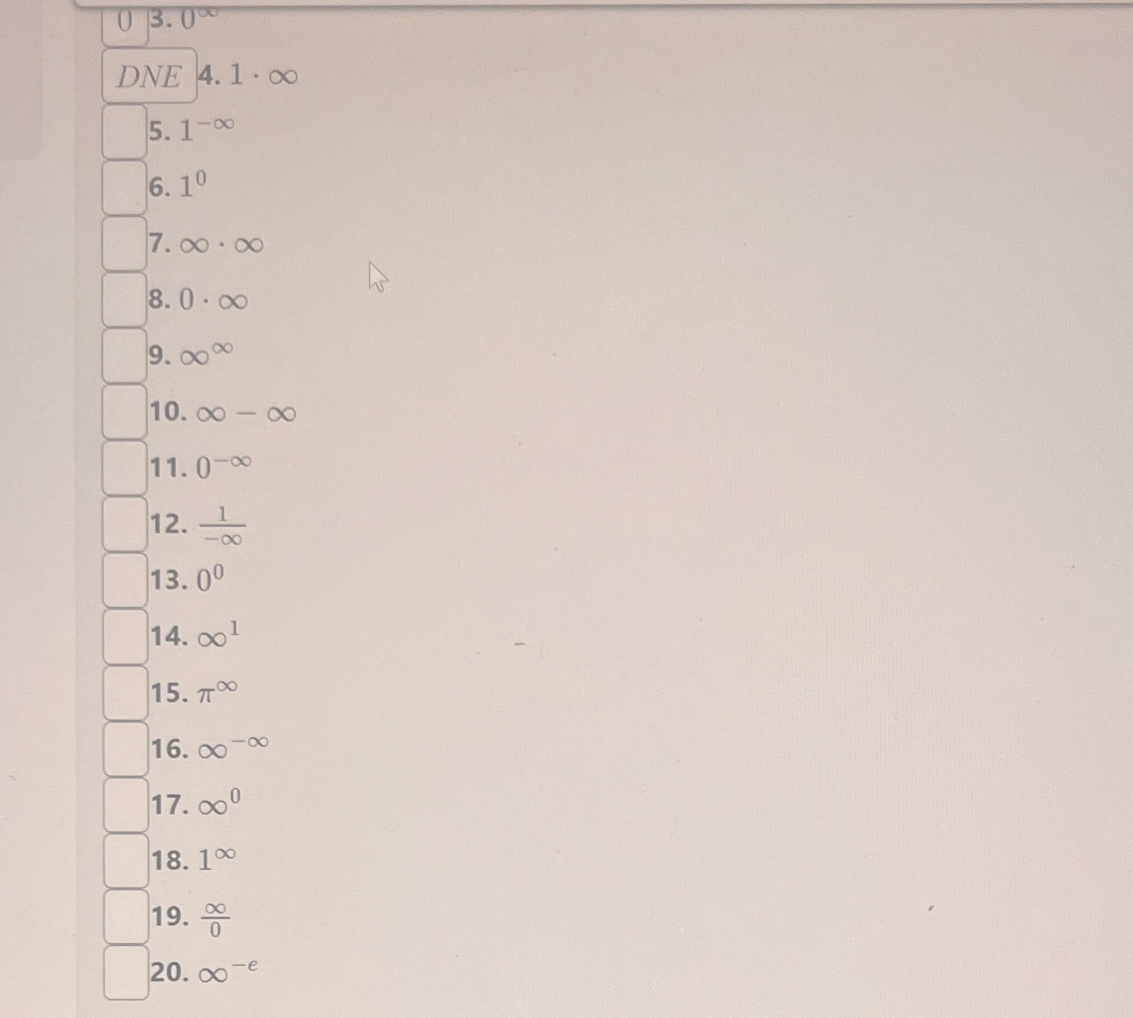 For each of the following forms determine whether the | Chegg.com