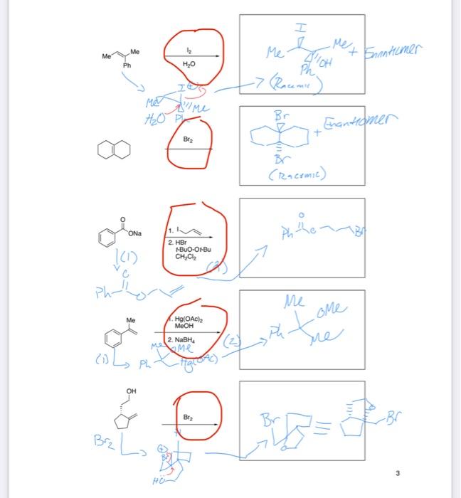 Solved A) Explain in detail the role of all reagents and | Chegg.com