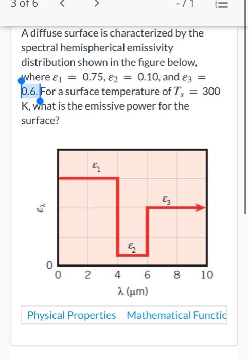 Solved 3 of 6 !! A diffuse surface is characterized by the | Chegg.com