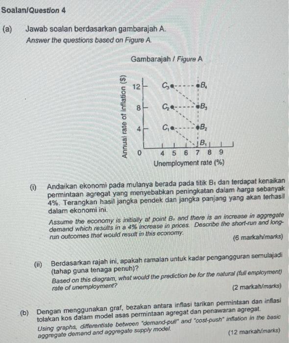Solved Soalan Question 4 (a) Jawab soalan berdasarkan | Chegg.com