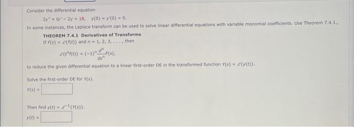 Solved Consider the following initial-value problem. | Chegg.com