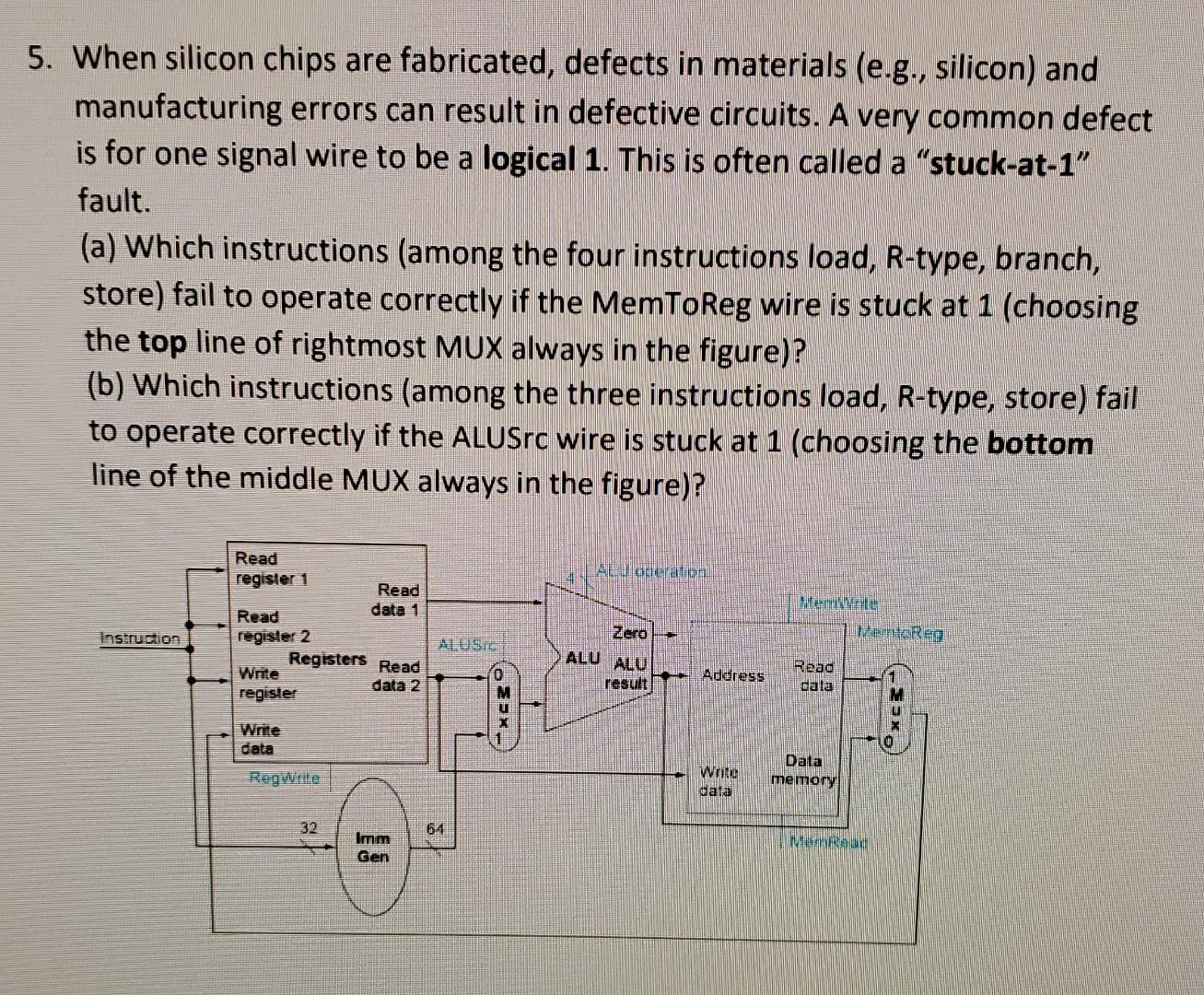 Solved When silicon chips are fabricated, defects in | Chegg.com