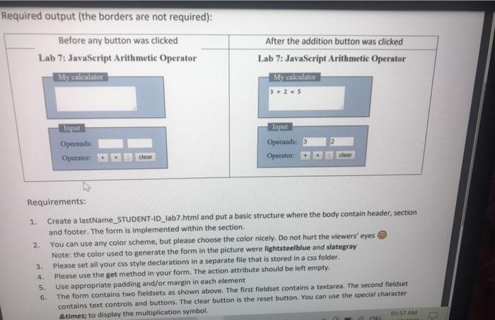 Solved Required output (the borders are not required): | Chegg.com