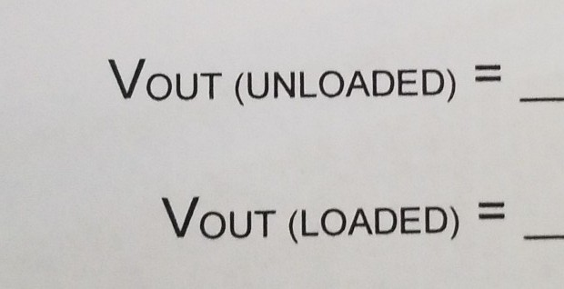 Solved 5). First determine the unloaded output voltage | Chegg.com