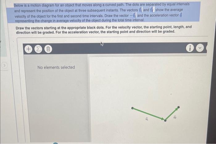 Solved Below is a motion diagram for an object that moves | Chegg.com