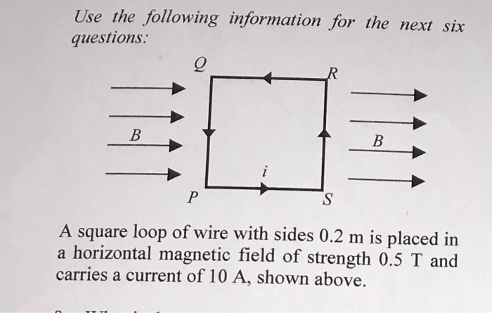 Solved Use the following information for the next six | Chegg.com