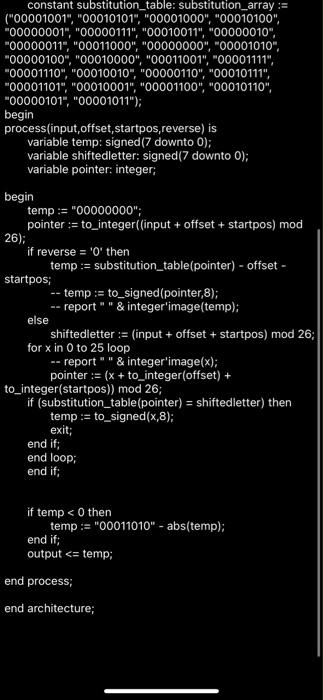 Solved i'm designing a Rotor based Encryption machine . plz | Chegg.com