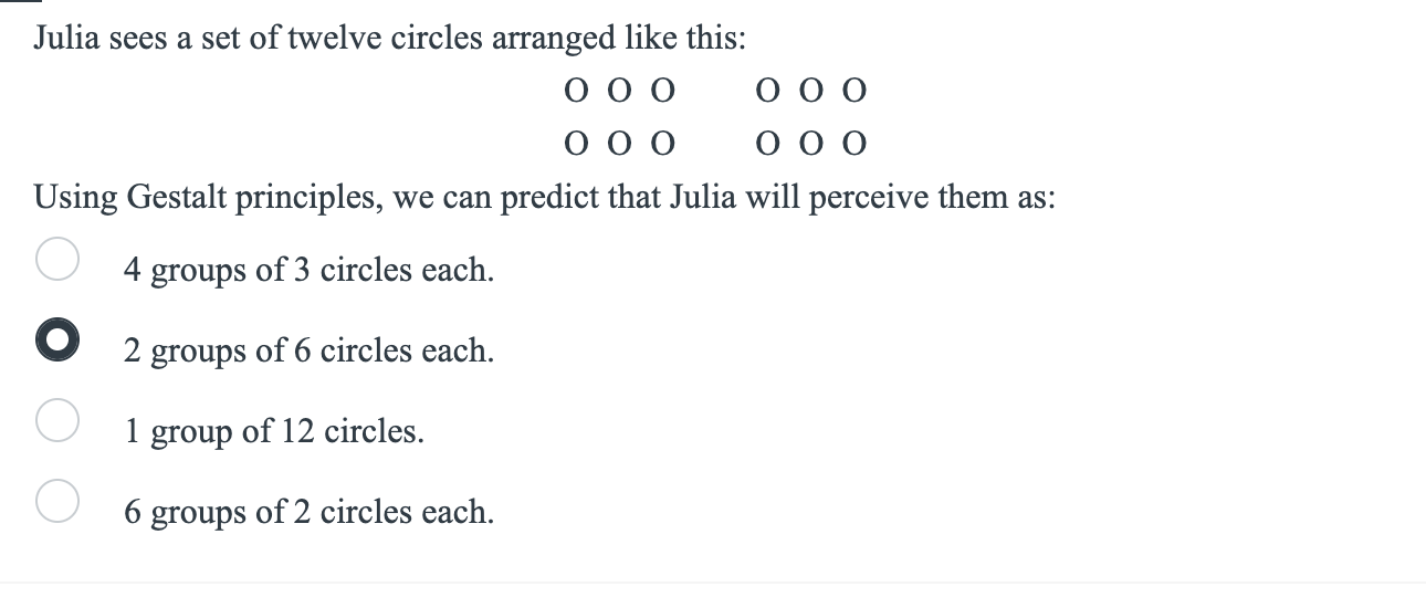 Solved Julia sees a set of twelve circles arranged like | Chegg.com