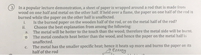 Solved In a popular lecture demonstration, a sheet of paper | Chegg.com